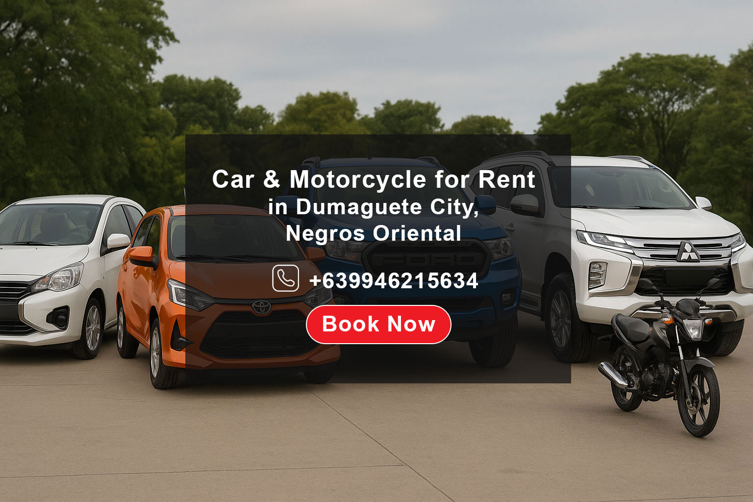 Negros Rentals | Dumaguete Rent a Car | Negros Rentals | Negros car for rent